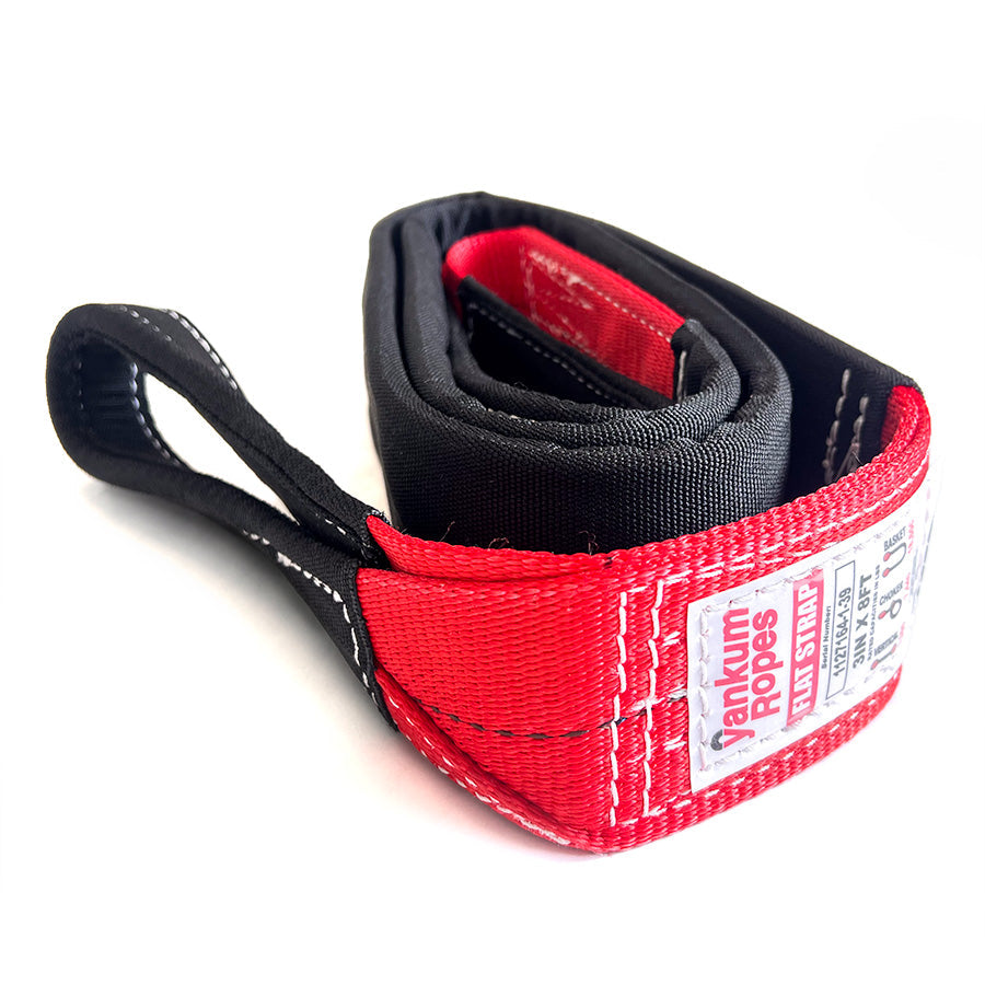 3" Flat Tow Strap | Copperhead | Yankum Ropes – HyperHero OffRoad